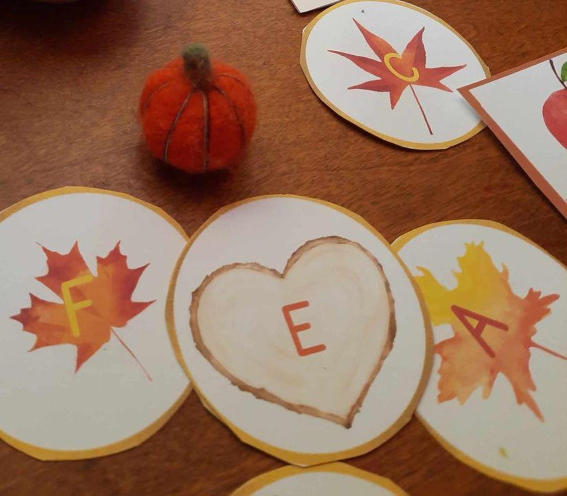 Nature ABC Cards Printable Educational Resources Prechool Printable ...