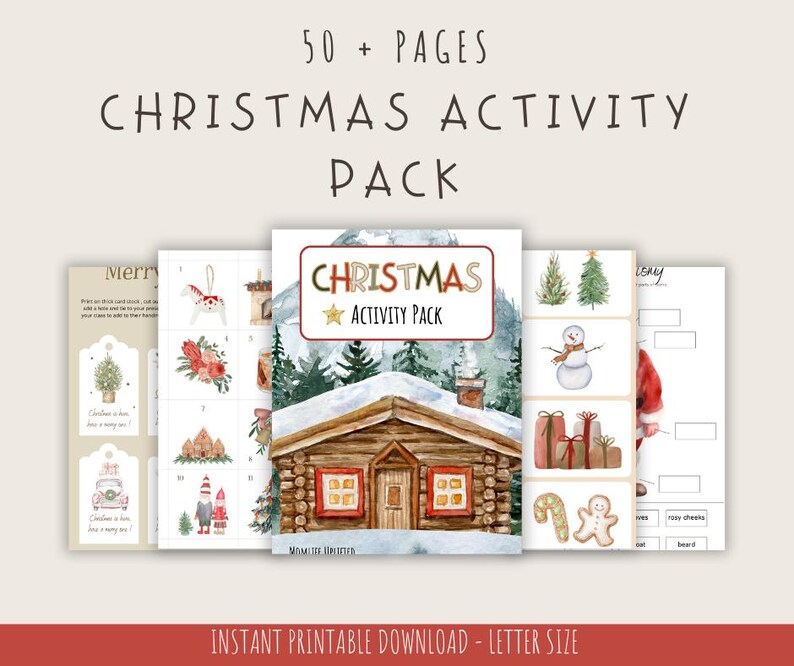 Christmas Morning Basket, Holiday Activity Pack for Preschool ...