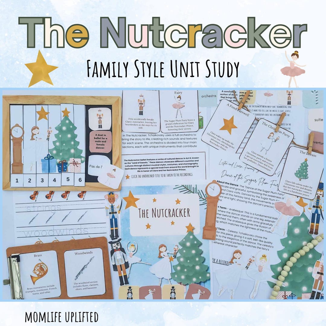 Nutcracker Christmas Family Style Unit Study - Etsy