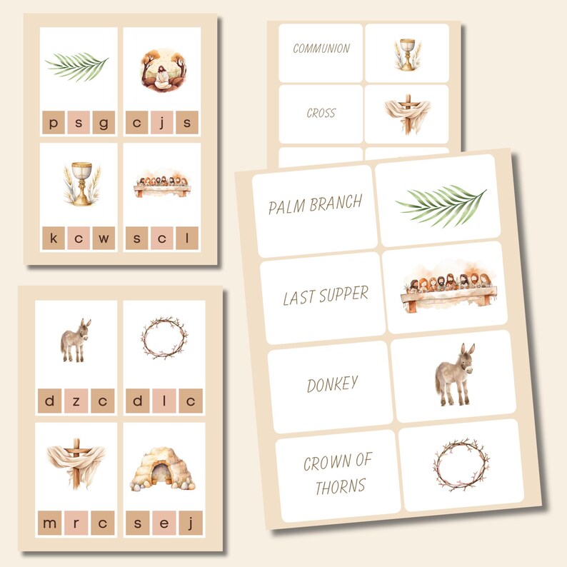 Easter Story Resurrection Activities, Charlotte Mason Unit Study, Bible ...