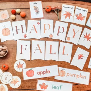 Printable Fall Activity Fall Early Learning Activities Montessori ...