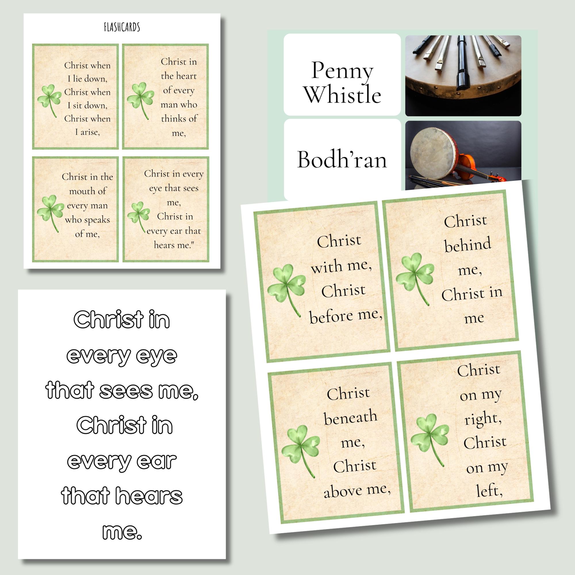 Saint Patrick Unit Study Christian Homeschool History Ireland Geography ...