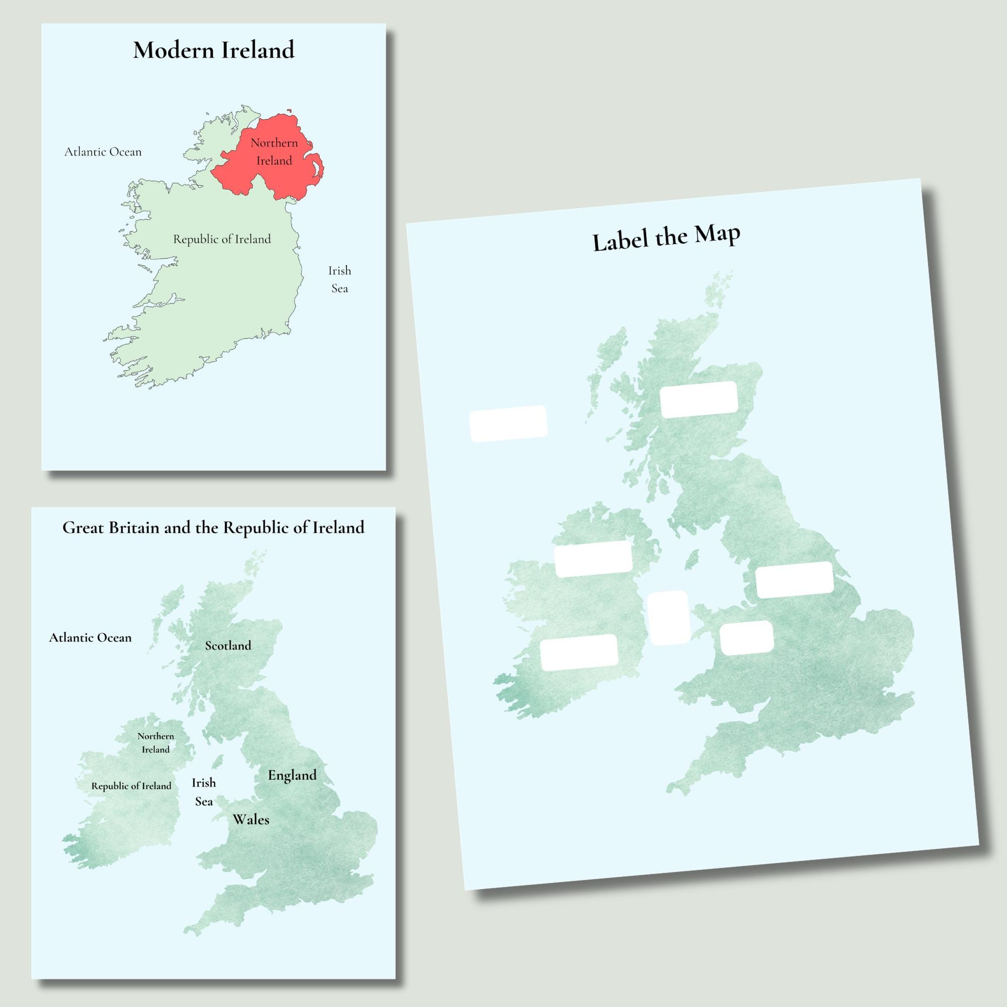 Saint Patrick Unit Study Christian Homeschool History Ireland Geography ...