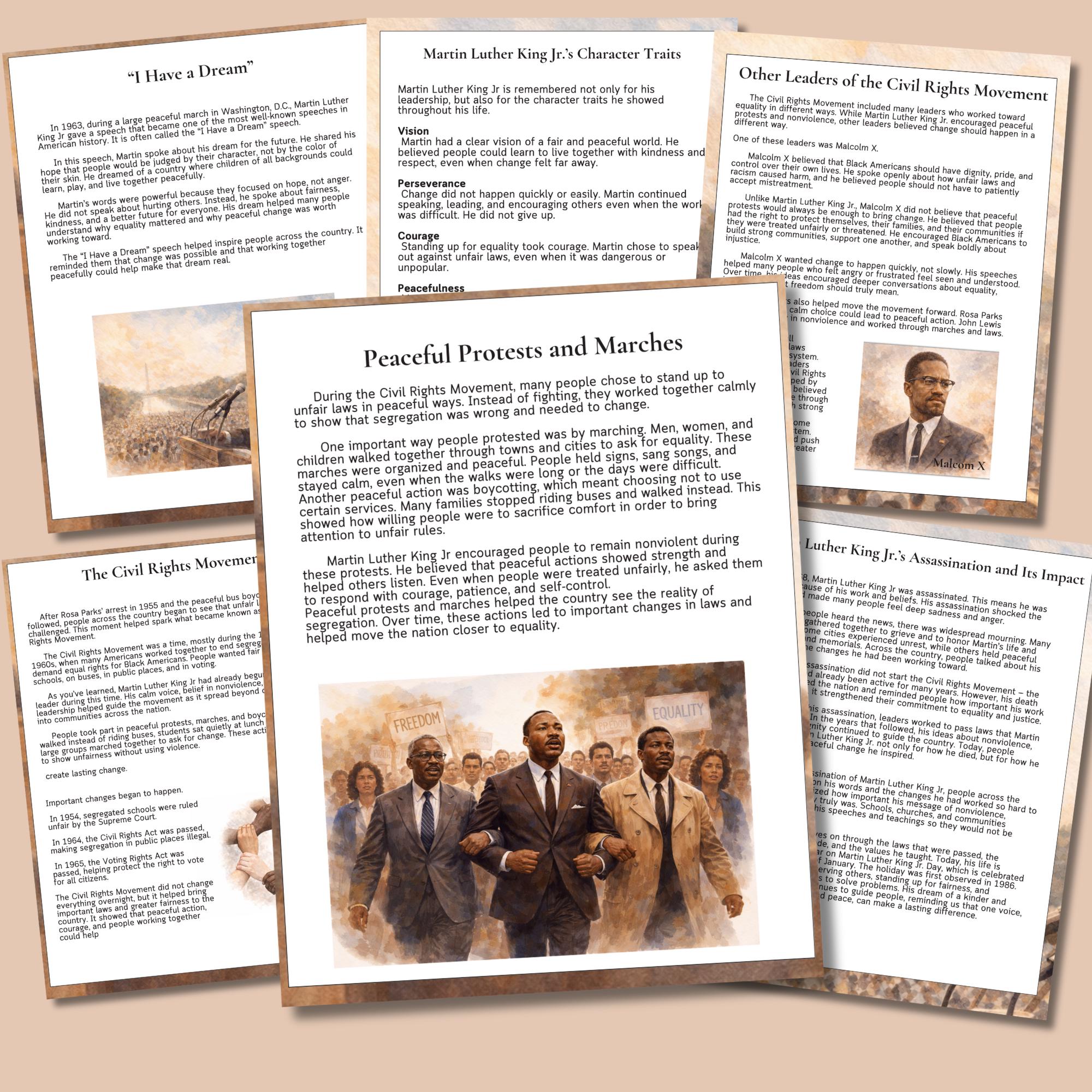 Martin Luther King Jr Unit Study for Homeschool | Black History Month ...