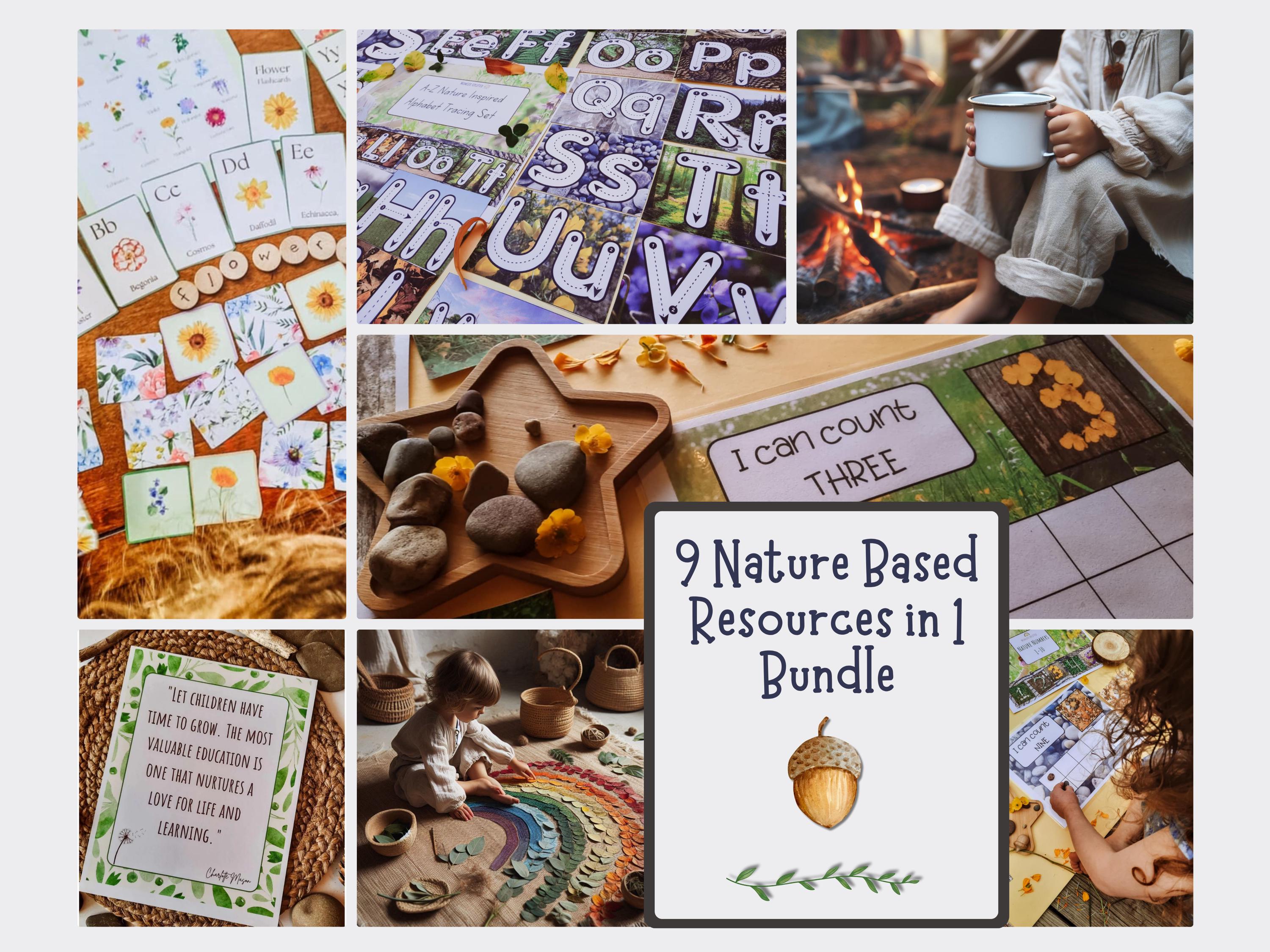 Nature Preschool Printable Bundle | Charlotte Mason Homeschool ...