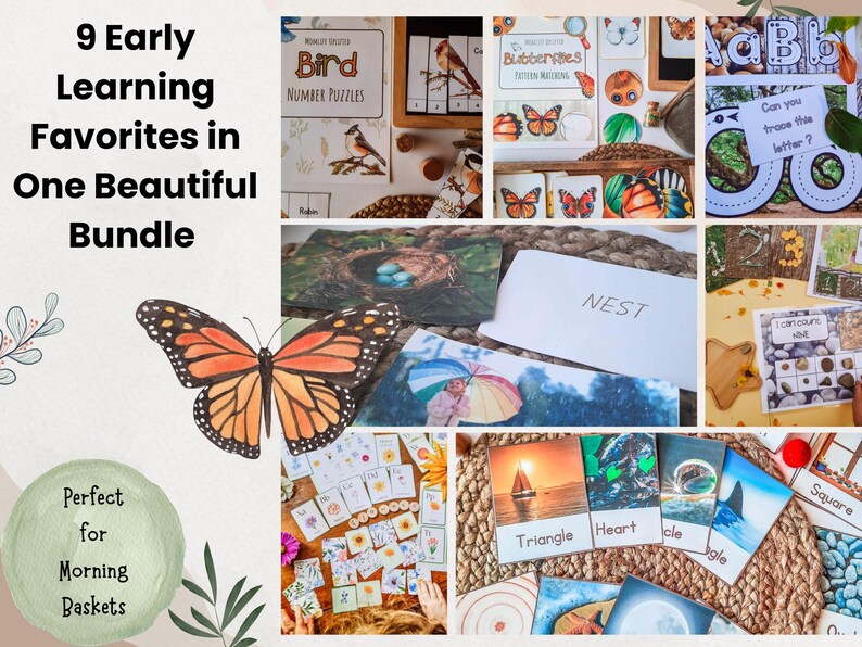 Nature Preschool Printable Bundle | Charlotte Mason Homeschool ...