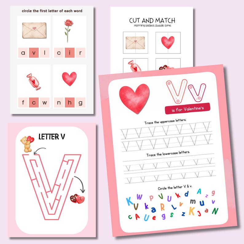 Valentines Day Unit Study, Montessori Homeschool Activities for ...
