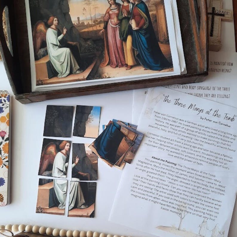 Easter Story Resurrection Activities, Charlotte Mason Unit Study, Bible ...