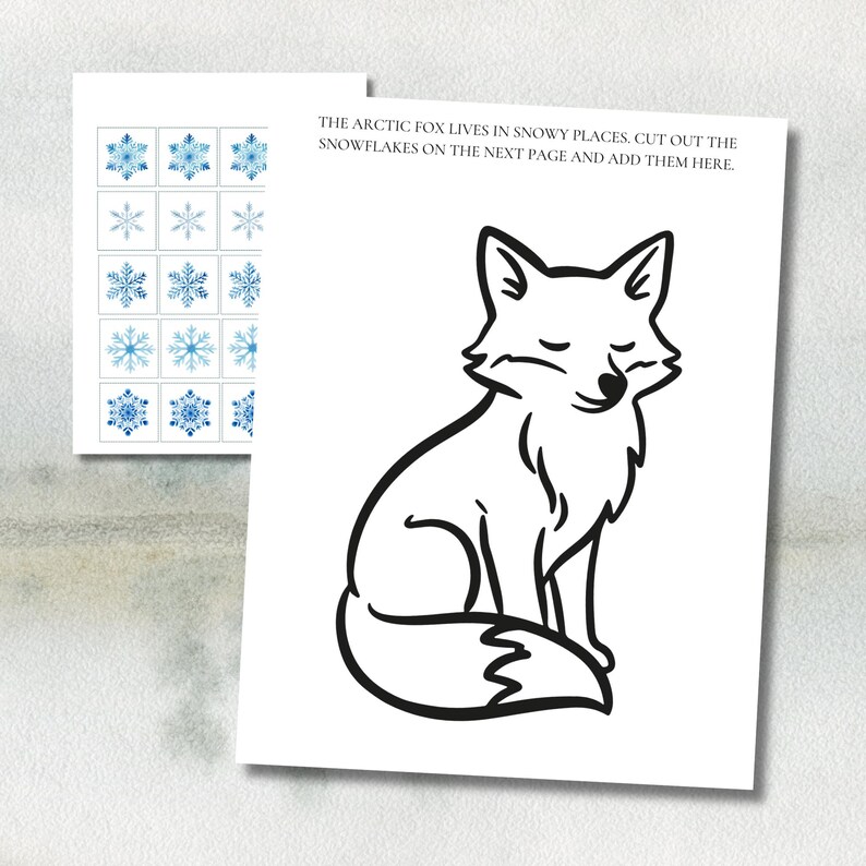Arctic Fox Mini Unit Study | Arctic Animals Homeschool | Winter ...