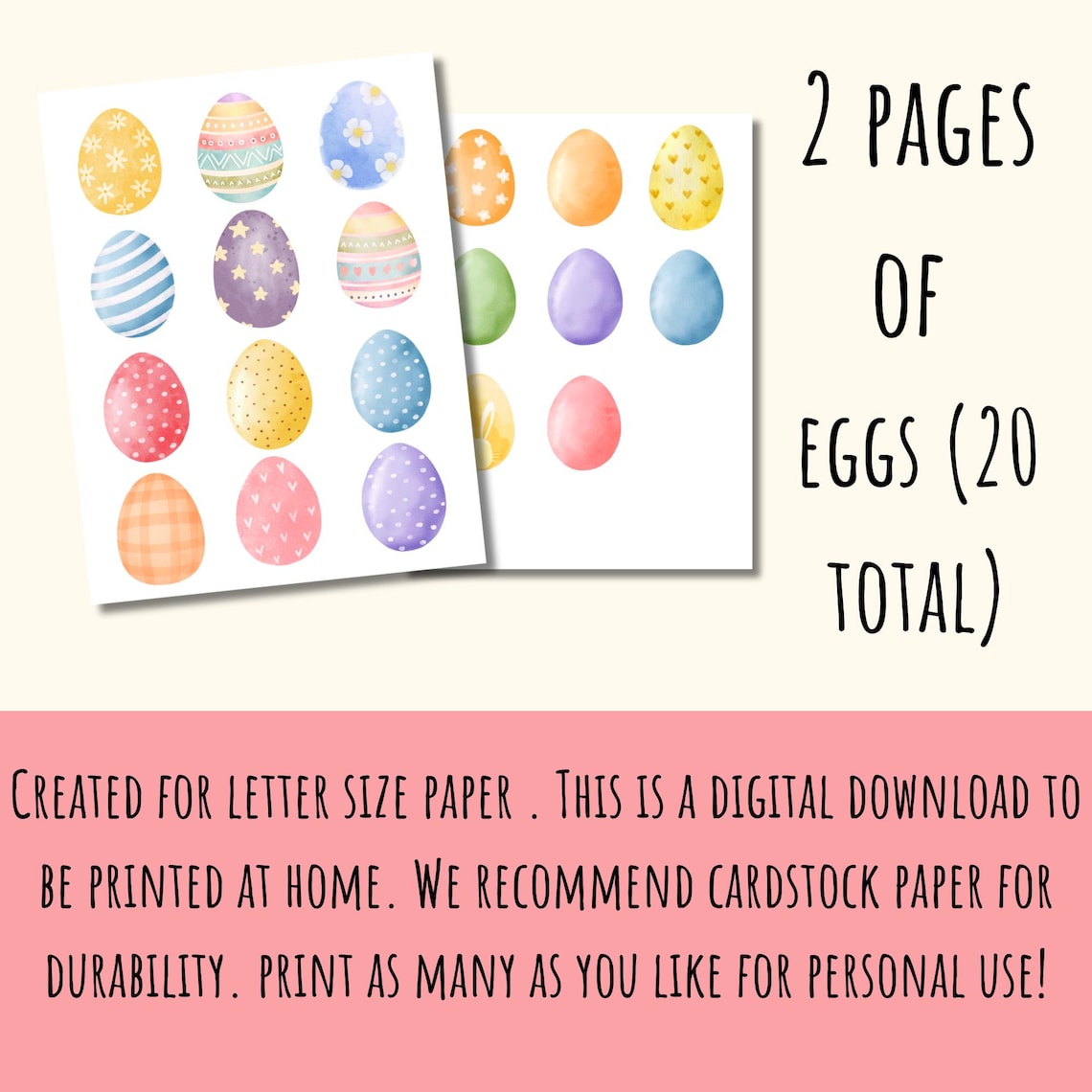 Easter Games, Easter Egg Activity, Counting 1-20, Prek Printables ...