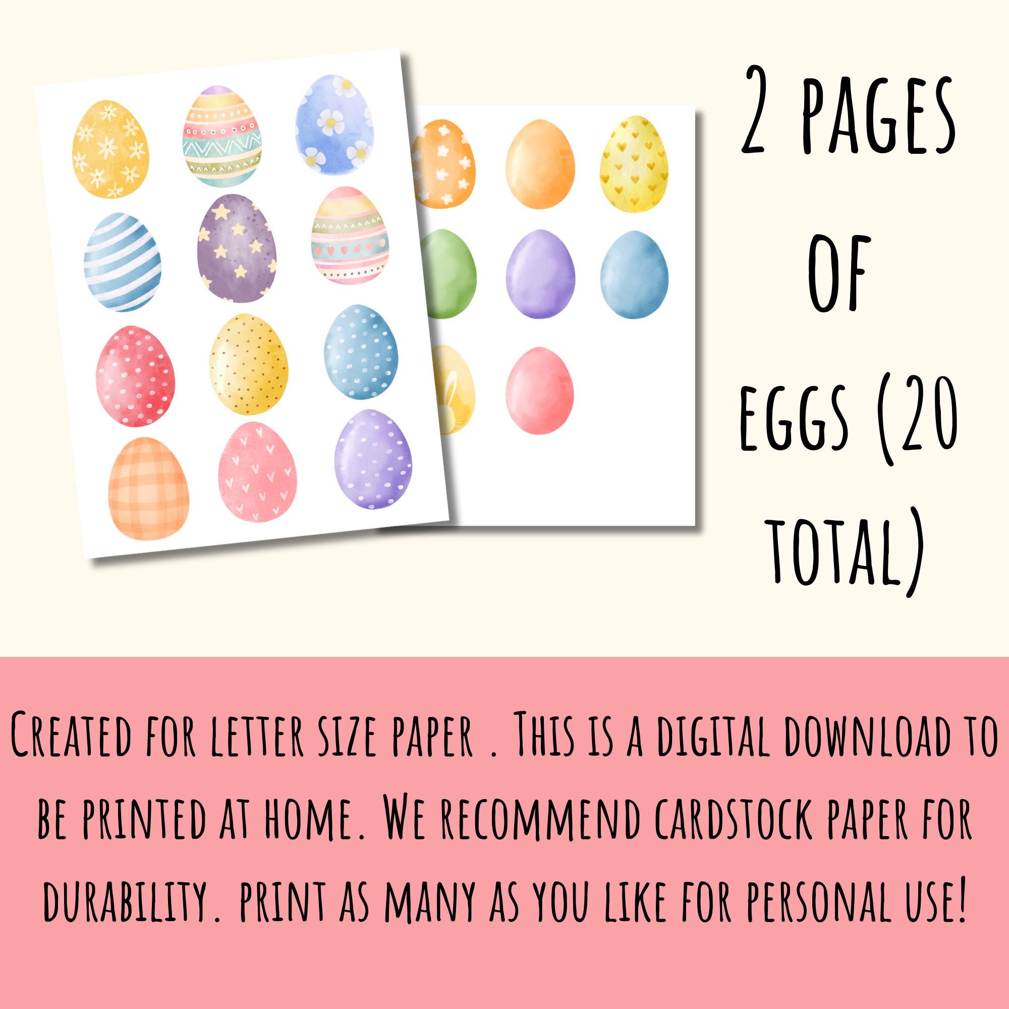 Easter Games, Easter Egg Activity, Counting 1-20, Prek Printables ...