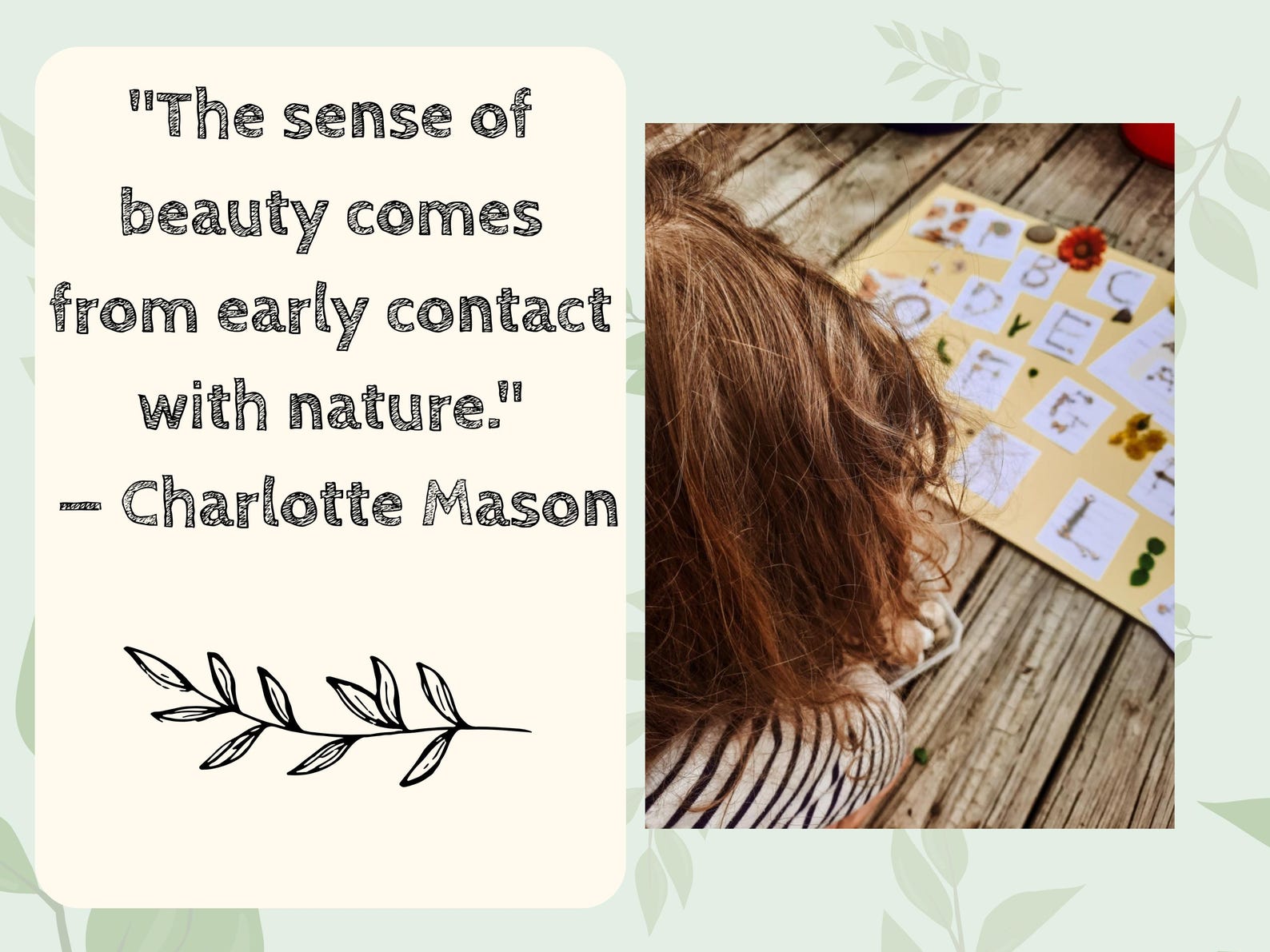 Nature Alphabet Printable, Reggio Emilia Alphabet, Loose Parts Alphabet ...