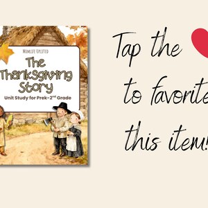 Thanksgiving Story Unit Study for Preschool–2nd Grade | Gentle ...