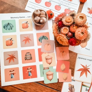 Printable Fall Activity Fall Early Learning Activities Montessori ...
