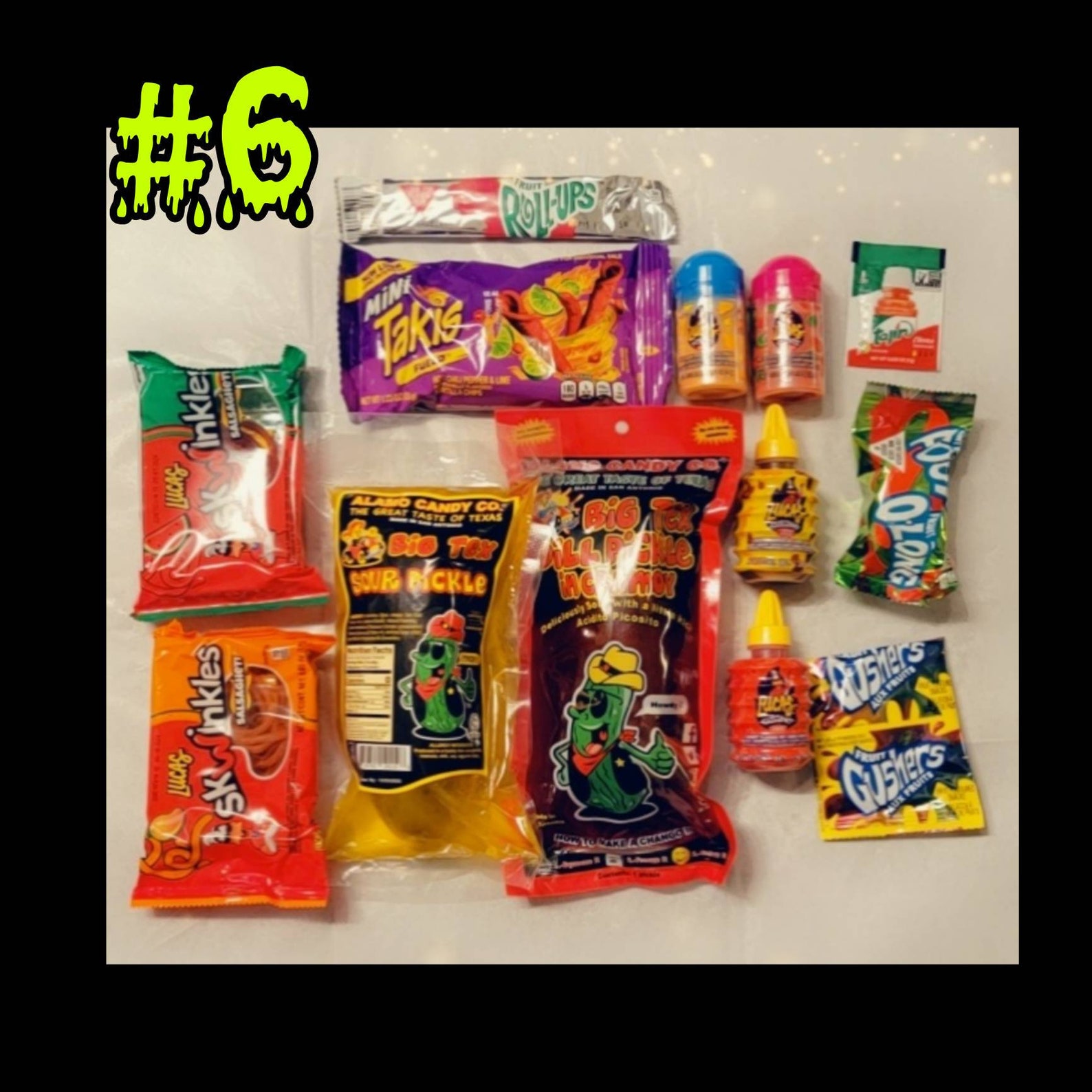 Pickle Candy Kit: Sour Pickle, Chamoy, Takis, Gushers - Etsy