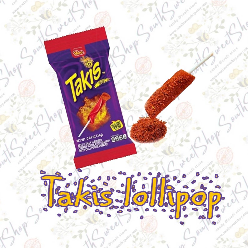 Takis Fuego Lollipop Pack of 3 - Etsy