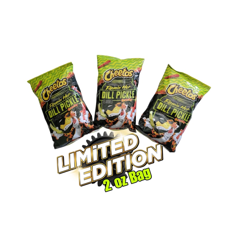 Dill Pickle Hot Cheetos 2 Oz Single Bag - Etsy