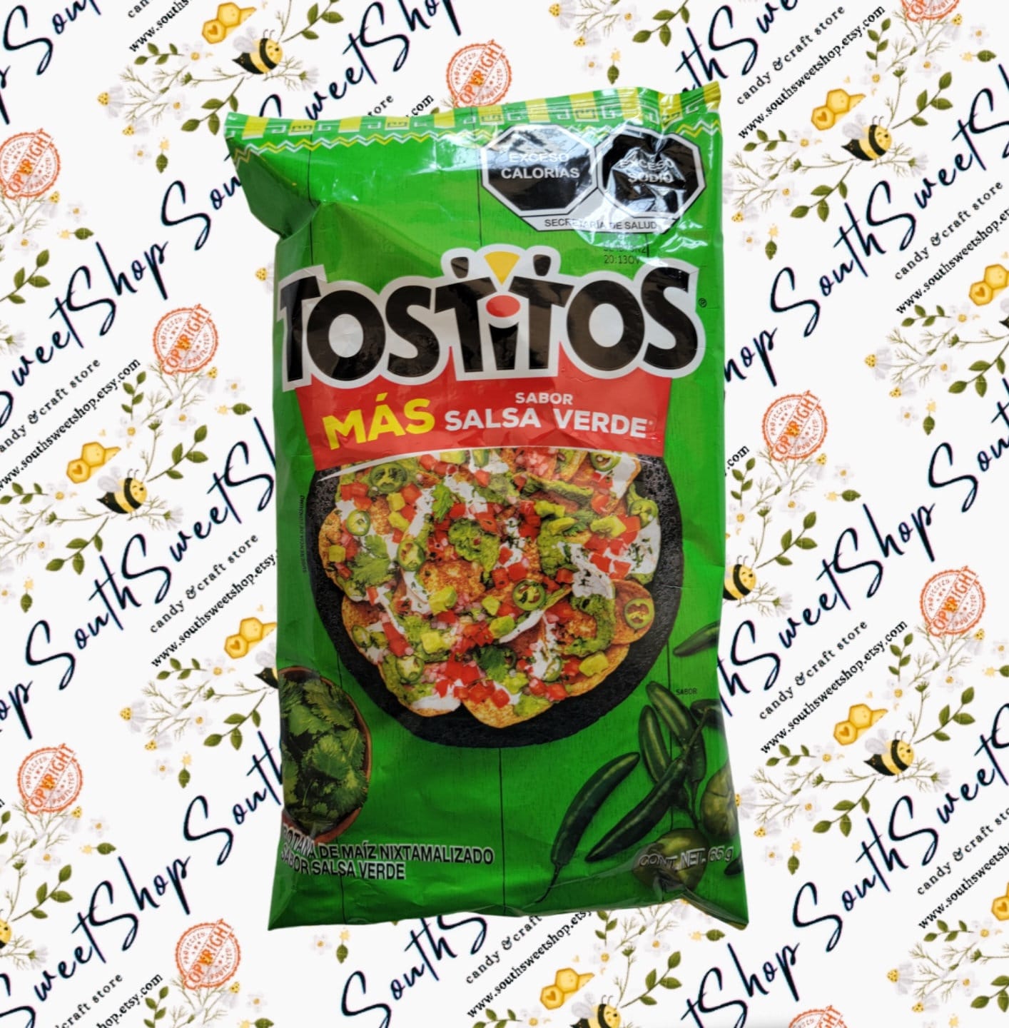 5 Single SMALL BAG Mexican Tostitos Salsa Verde.(65 Grams Each.) - Etsy