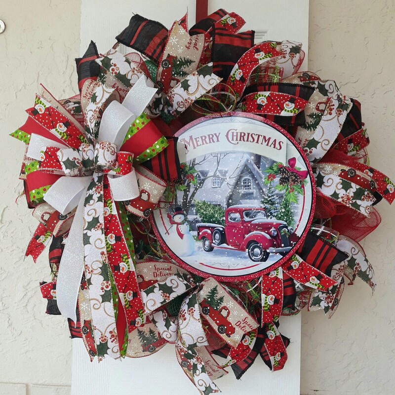 Deco Mesh Bow - Etsy