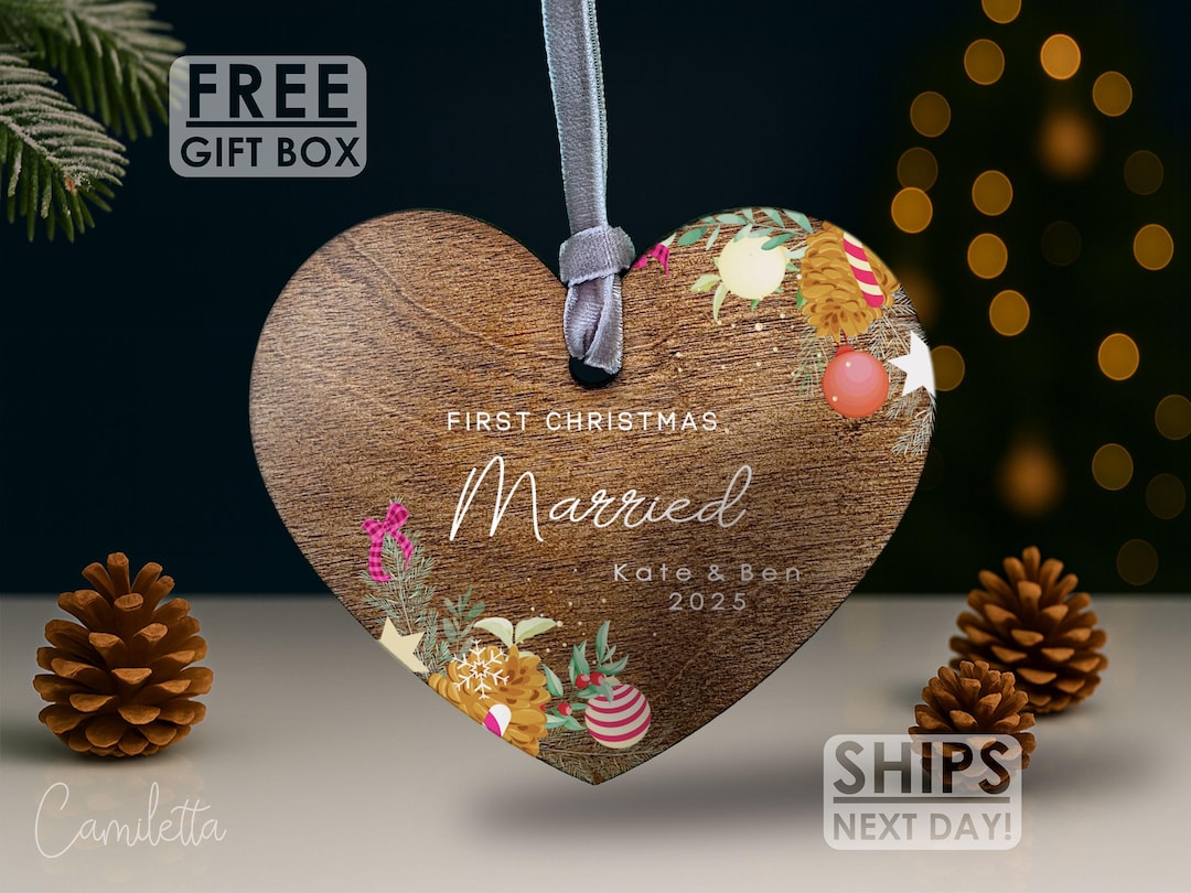 Couples First Christmas Together Ornament – Dating Ornament – Christmas ...