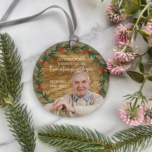Personalized Memorial Christmas Ornament 2024 - Custom in Loving Memory ...