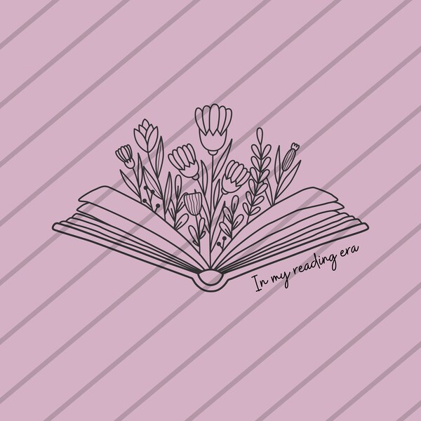 Book Reading Svg - Etsy