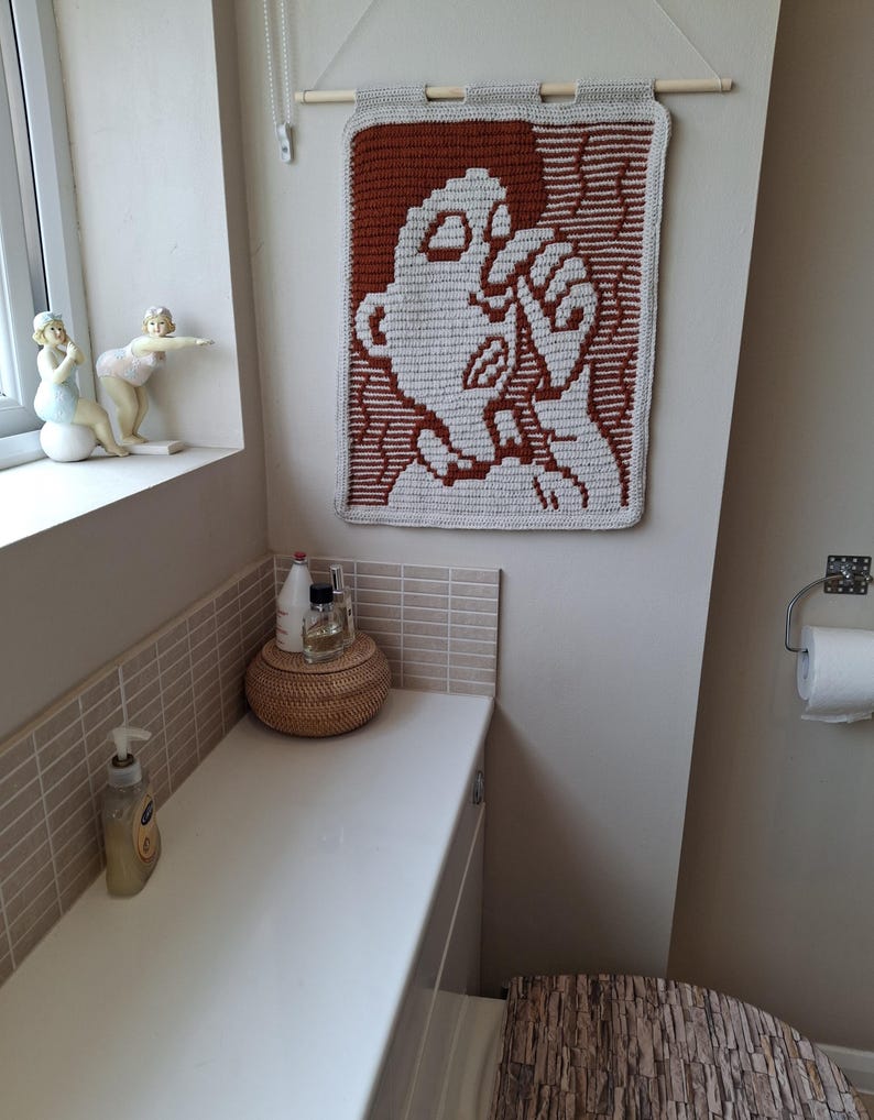 Bit Whiffy! Overlay Mosaic Crochet Wall Hanging Pattern - Etsy