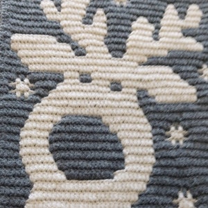 Reindeer Table Runner Pattern - Etsy