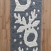 Reindeer Table Runner Pattern - Etsy