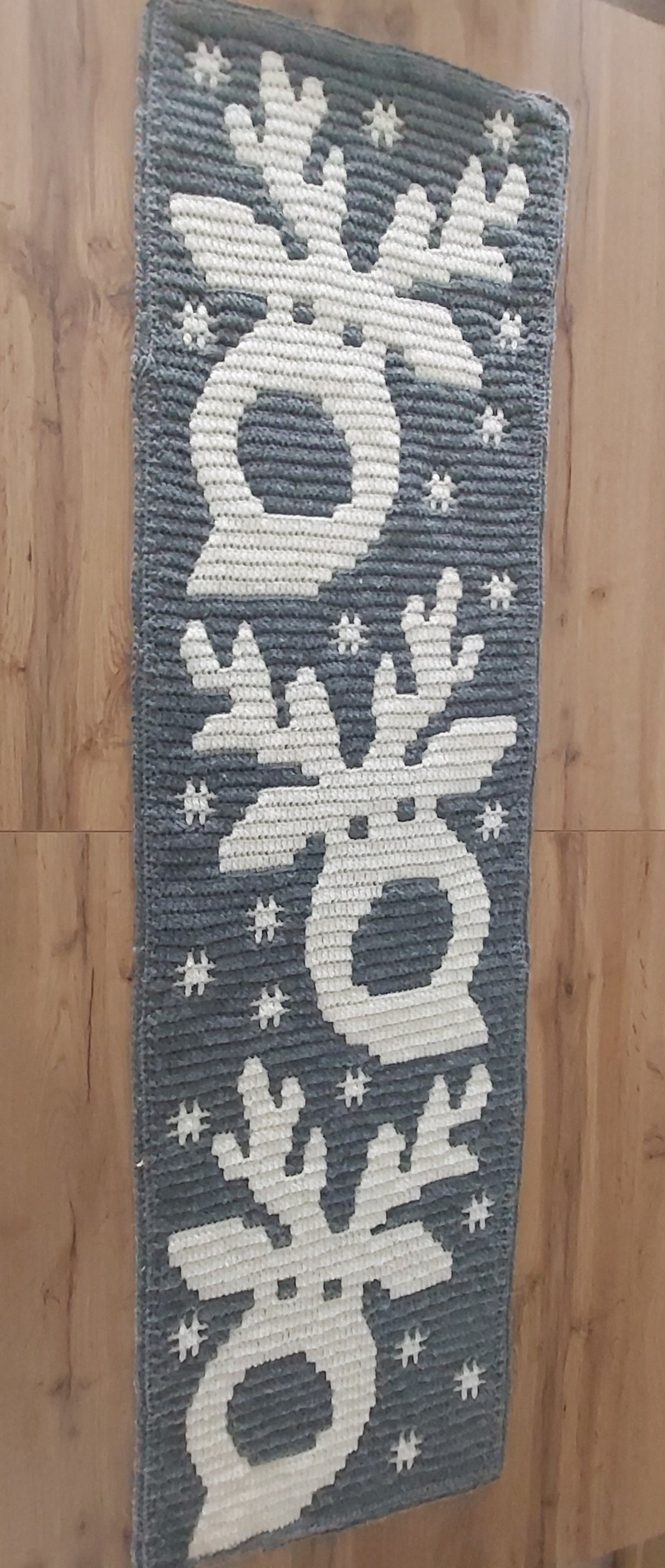 Reindeer Table Runner Pattern - Etsy