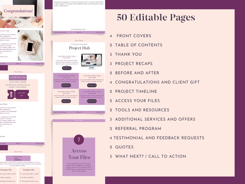 Client Goodbye Packet Canva Template, Client Offboarding, Client ...