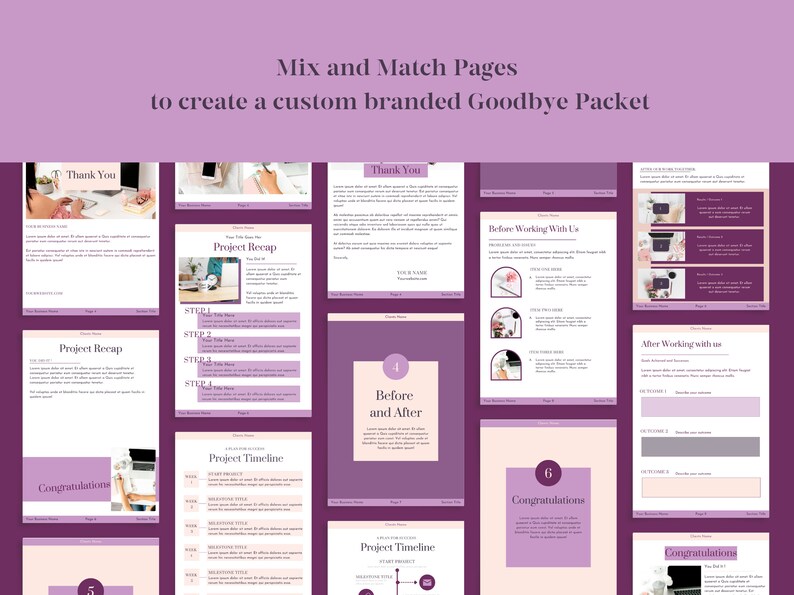 Client Goodbye Packet Canva Template, Client Offboarding, Client ...