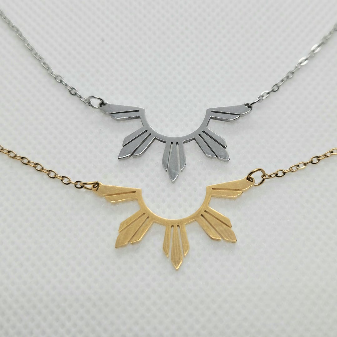 Filipino Half Sun Necklace Adjustable - Etsy