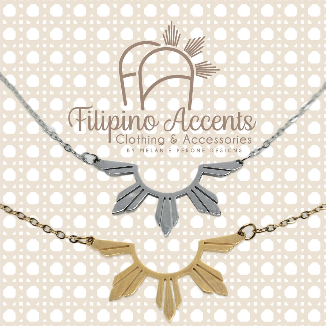 Filipino Half Sun Necklace Adjustable - Etsy