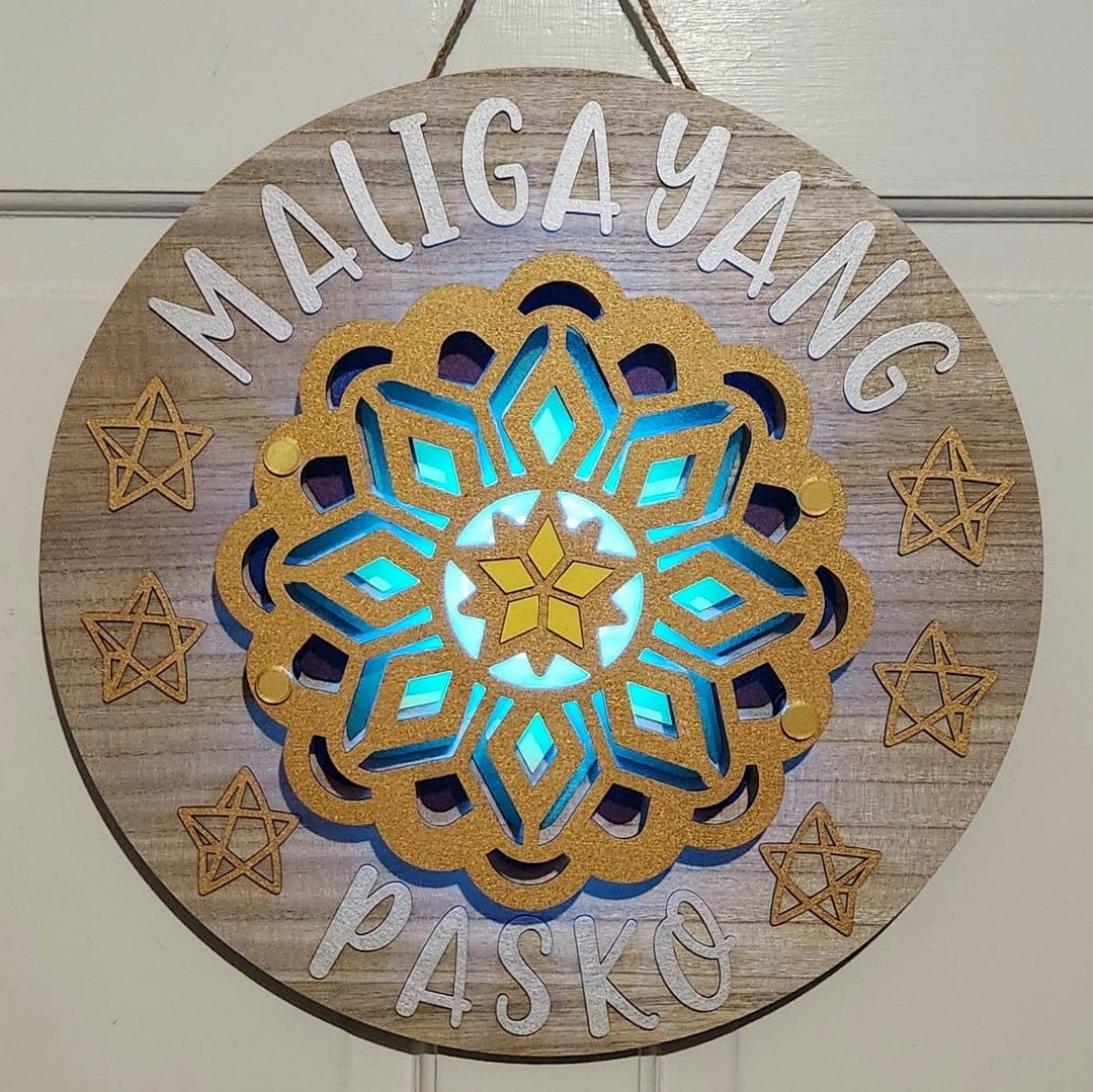 Filipino Parol Maligayang Pasko With LED Lights Christmas Home - Etsy
