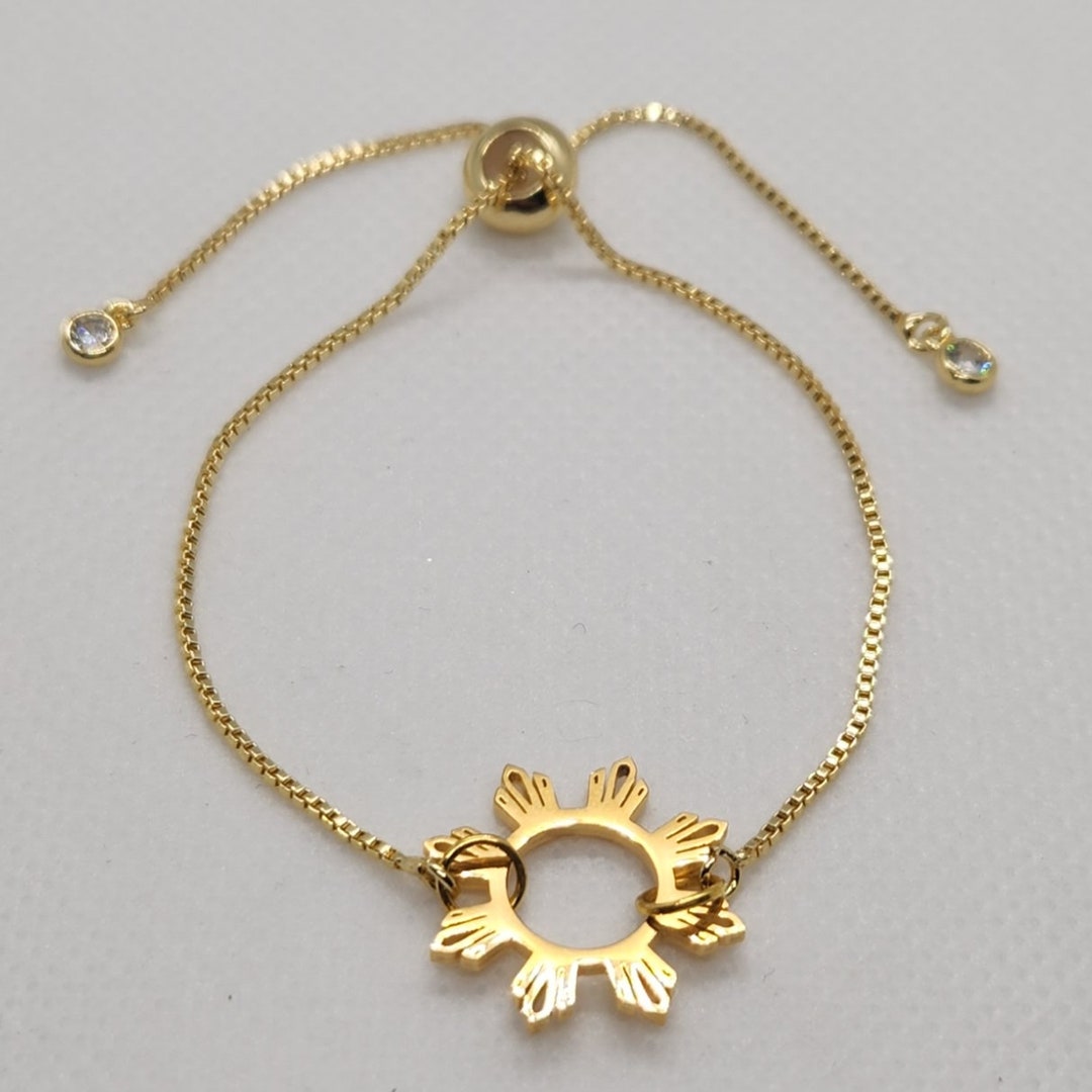 Filipino Sun Adjustable Bracelet - Etsy