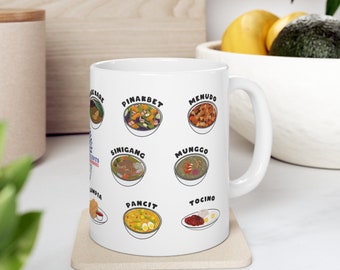 Filipino Food Mug Philippines Gift Filipino Heritage Filipino Cuisine ...