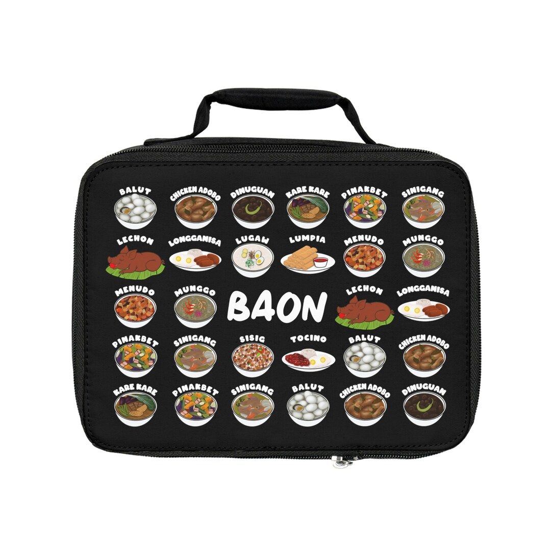 Filipino Cuisine - Lunch Bag - Etsy