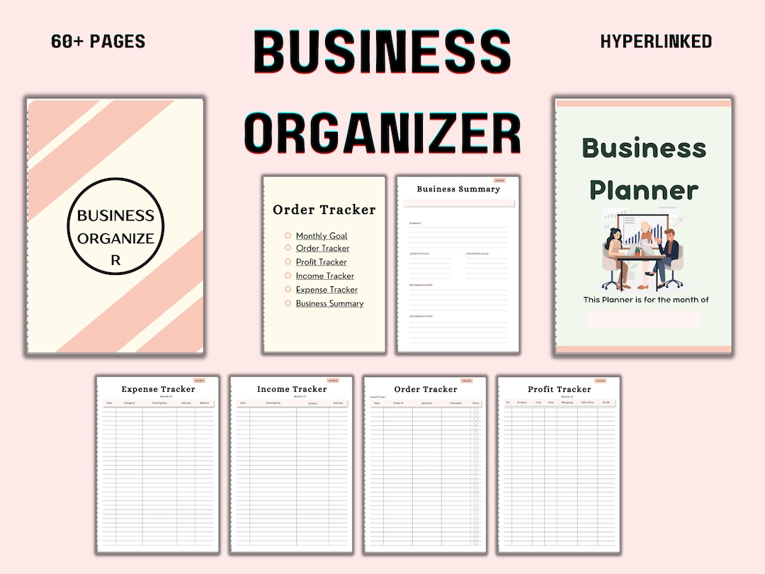 Small Business Organizer Planner for Goodnotes and Noteability iPad ...