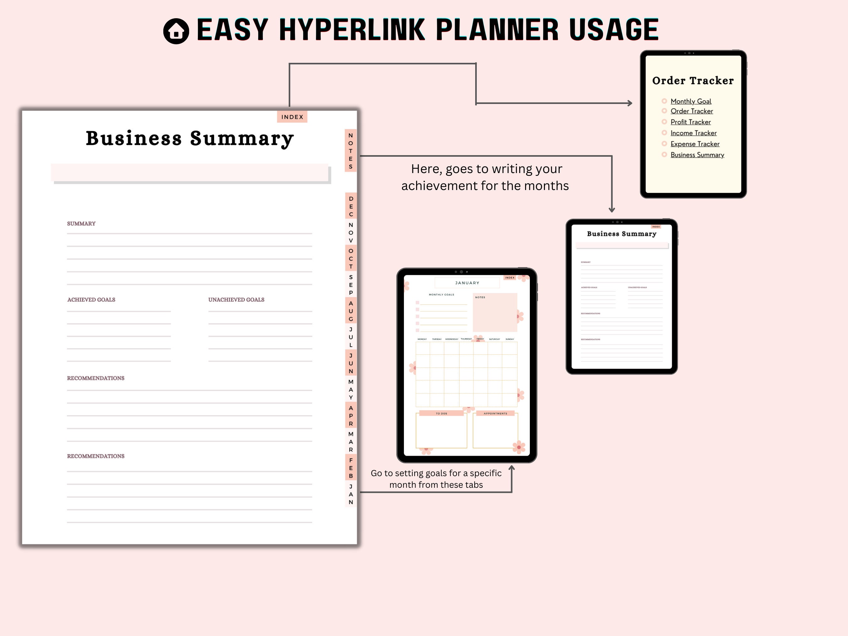 Small Business Organizer Planner for Goodnotes and Noteability iPad ...