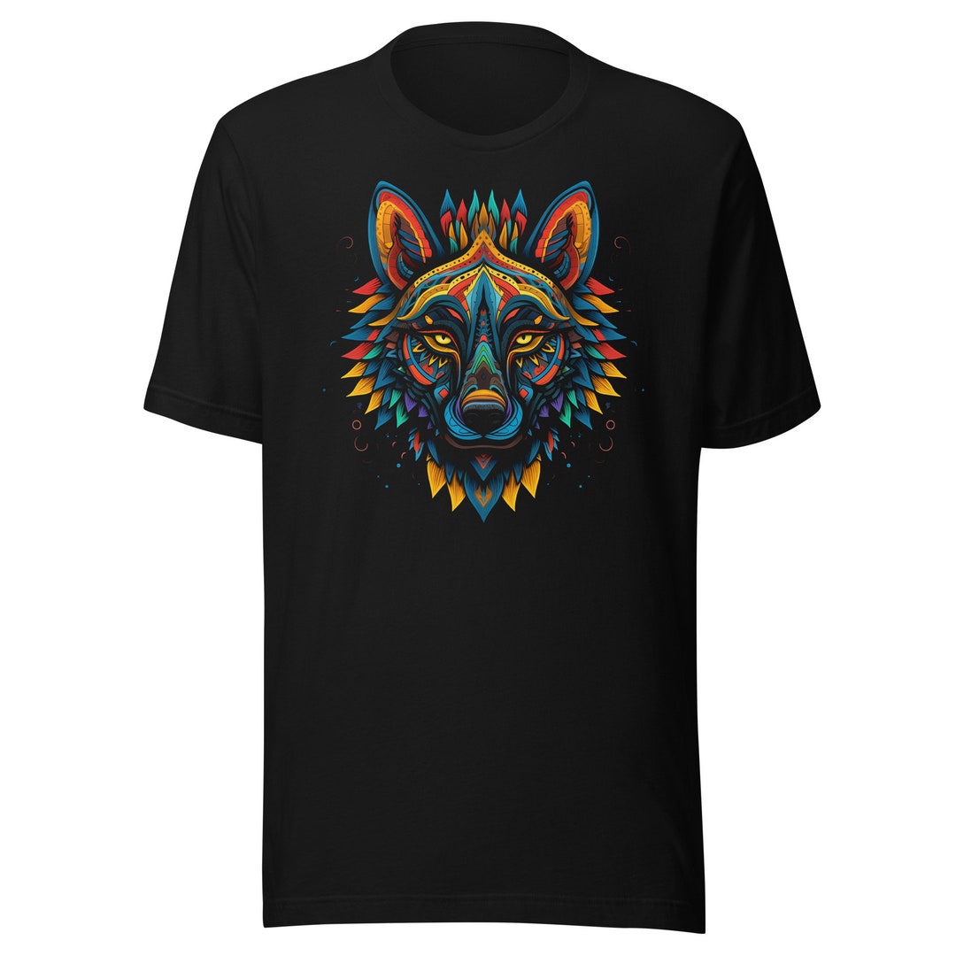Gmork Wolf Huichol Art Servant of the Nothing Unisex T-shirt - Etsy
