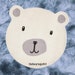 Cute Taddy Face Rug, Cream White Rug, Cartoon Rugs, Kids Bedroom Living ...