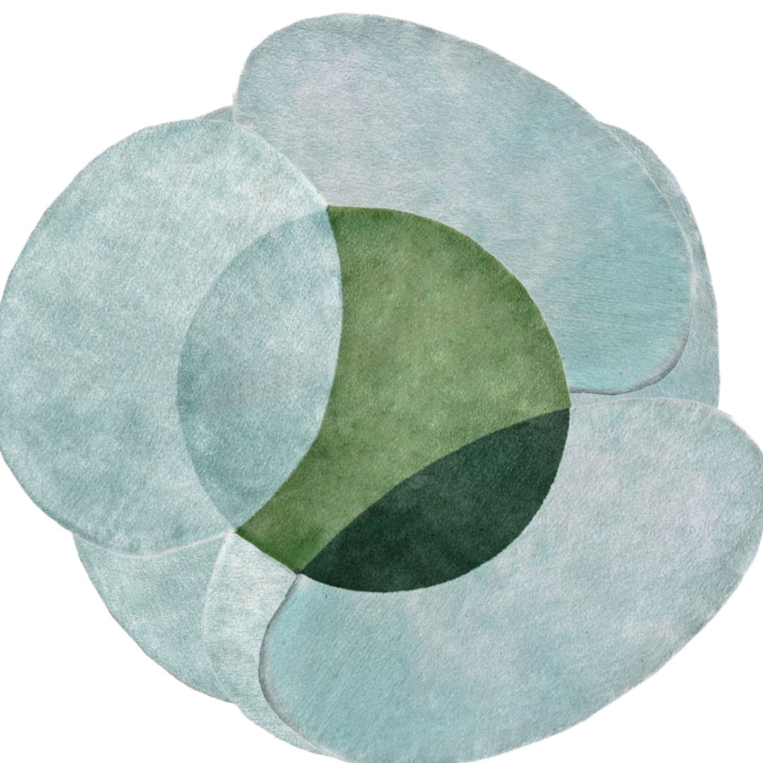 Irregular Abstract Rug/decorative Non Slip Flower Pattern Rugs ...