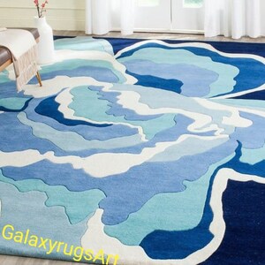 Hand Tufted Wool Area Rugs Modern Area Rug Handmade Area Rug for Living ...