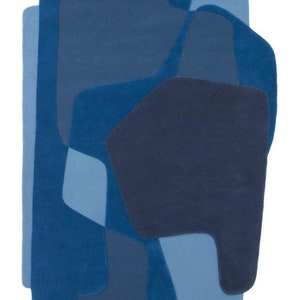 Irregular Shaped Rug Hand-tufted 100% Wool Handmade Area Rug Carpet for ...