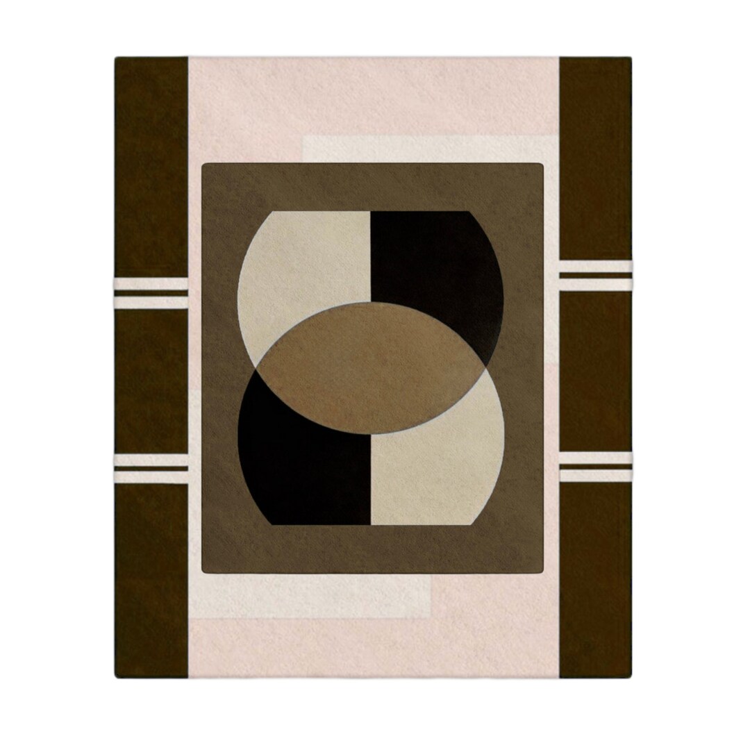 Handmade Curve Pattern Wool Rug Area Rug Hand Tuft Rug for Living Room ...