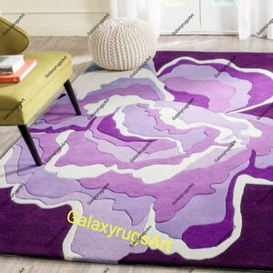 Hand Tufted Wool Area Rugs Modern Area Rug Handmade Area Rug for Living ...