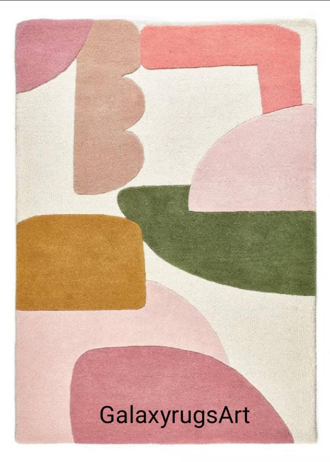 Minimalist Rug, High & Low Pile Rug, Cut and Loop Rug Living Room Rug ...