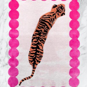 Hand Tufted Tibetan Tiger Rug New Pattern / Animal Rug /skin - Etsy