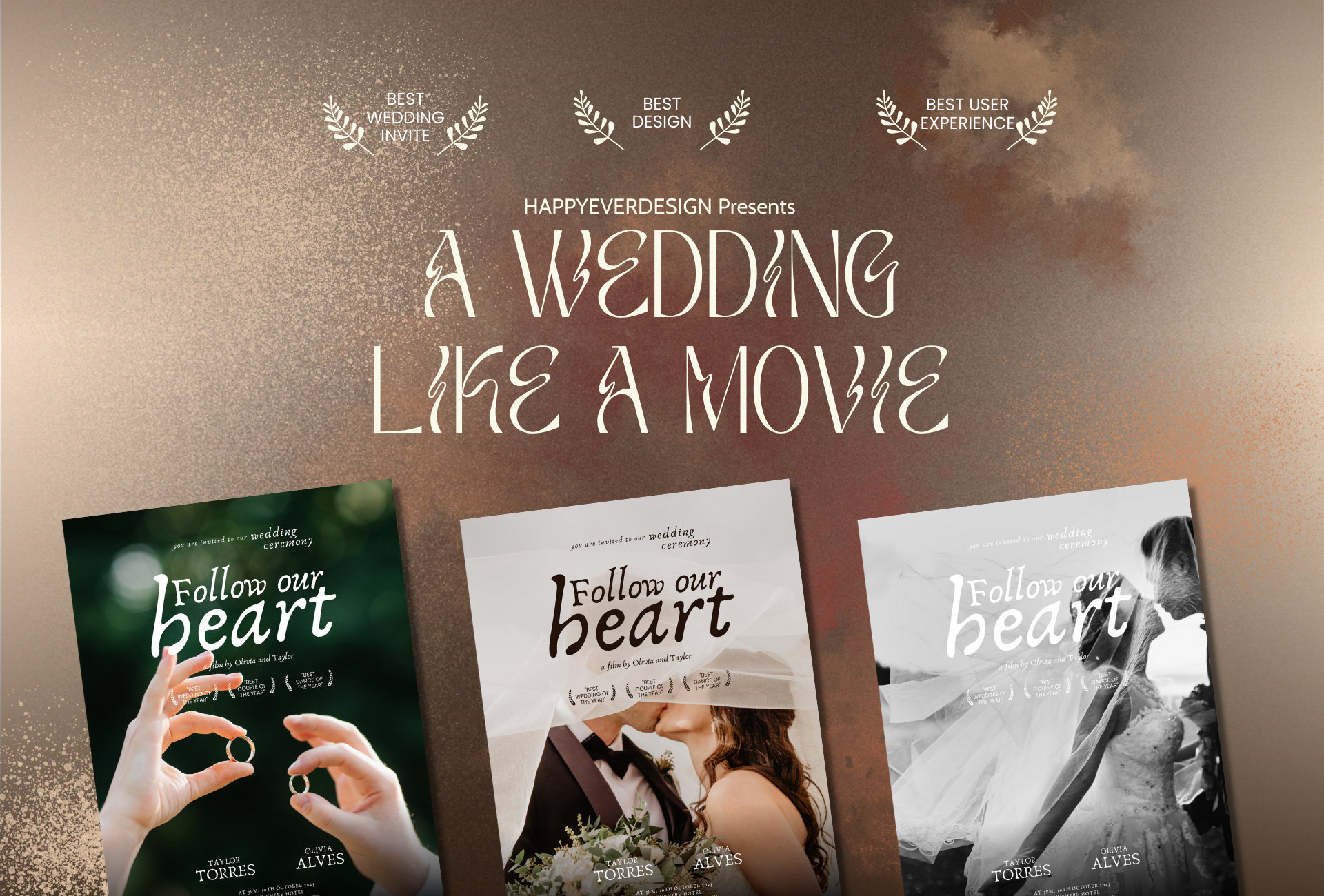 Movie Poster Wedding Invitation